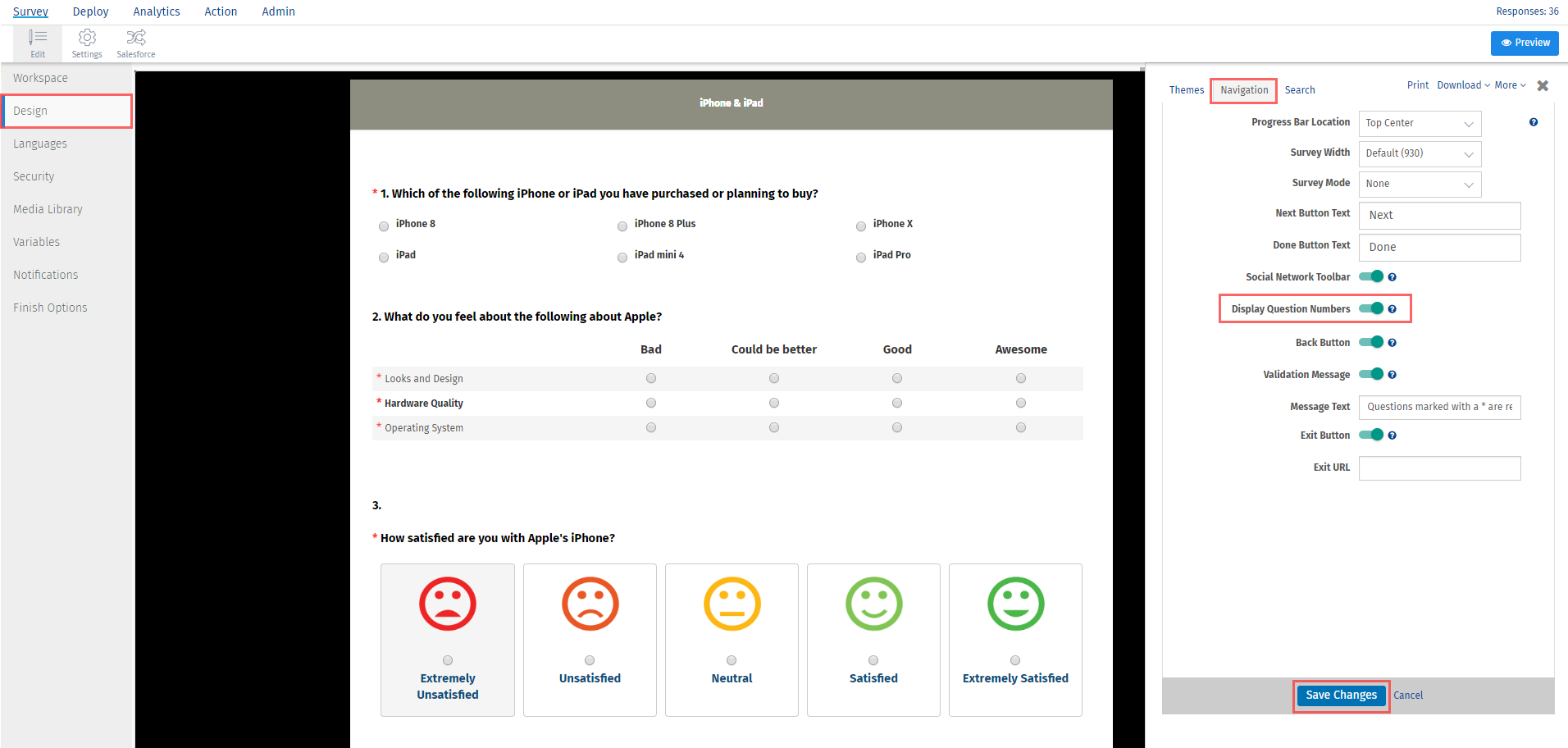 CX- Automatic Question Numbering - Survey Options | QuestionPro Help ... CX- Automatic Question Numbering - Survey Options | QuestionPro Help ...
