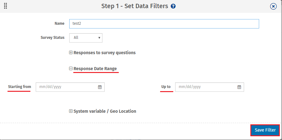 Data segmentation feature | QuestionPro
