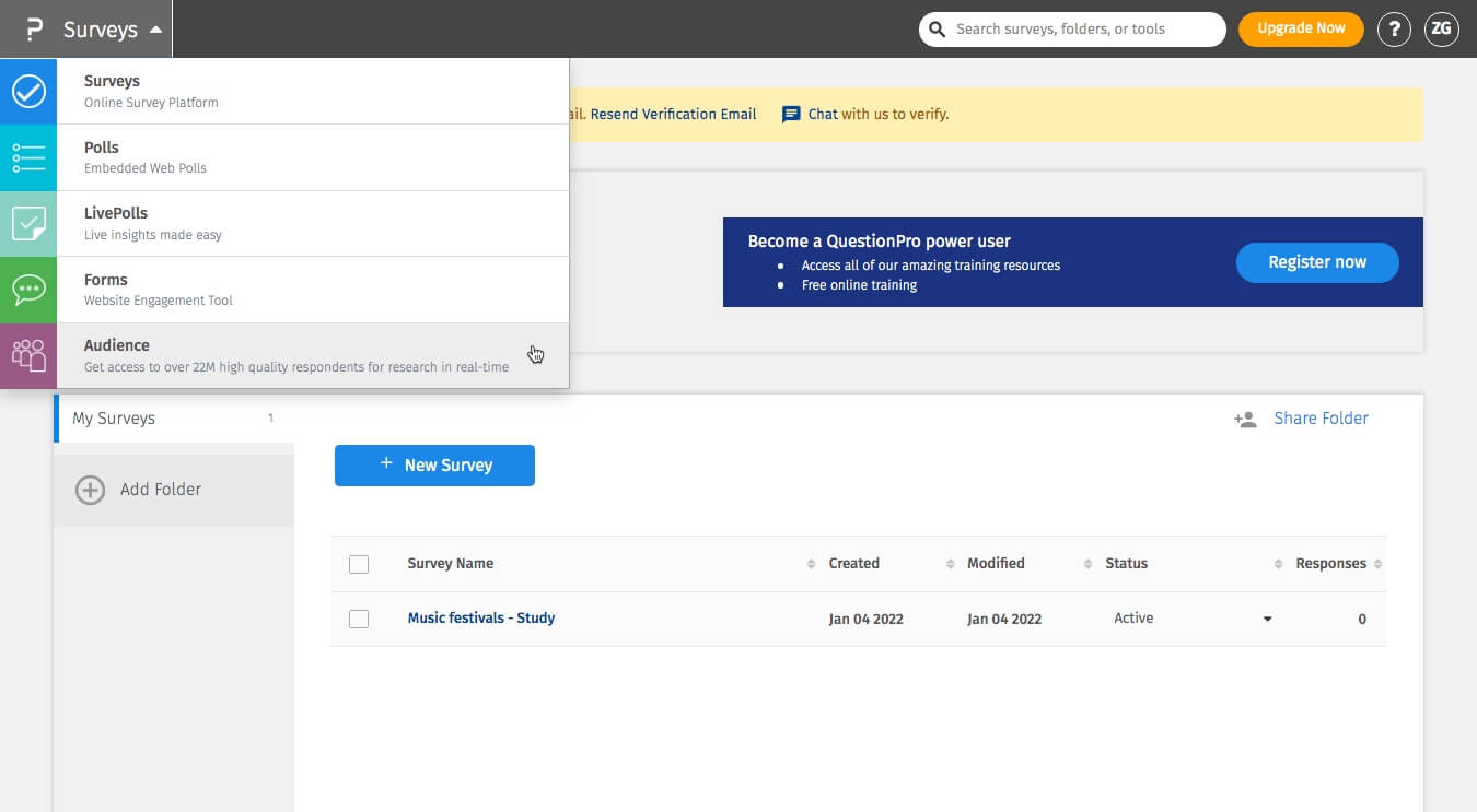 How to purchase Audience | QuestionPro Help Document