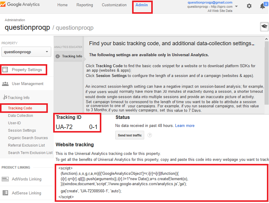 Google Analytics-Integration | QuestionPro Wissensbasis