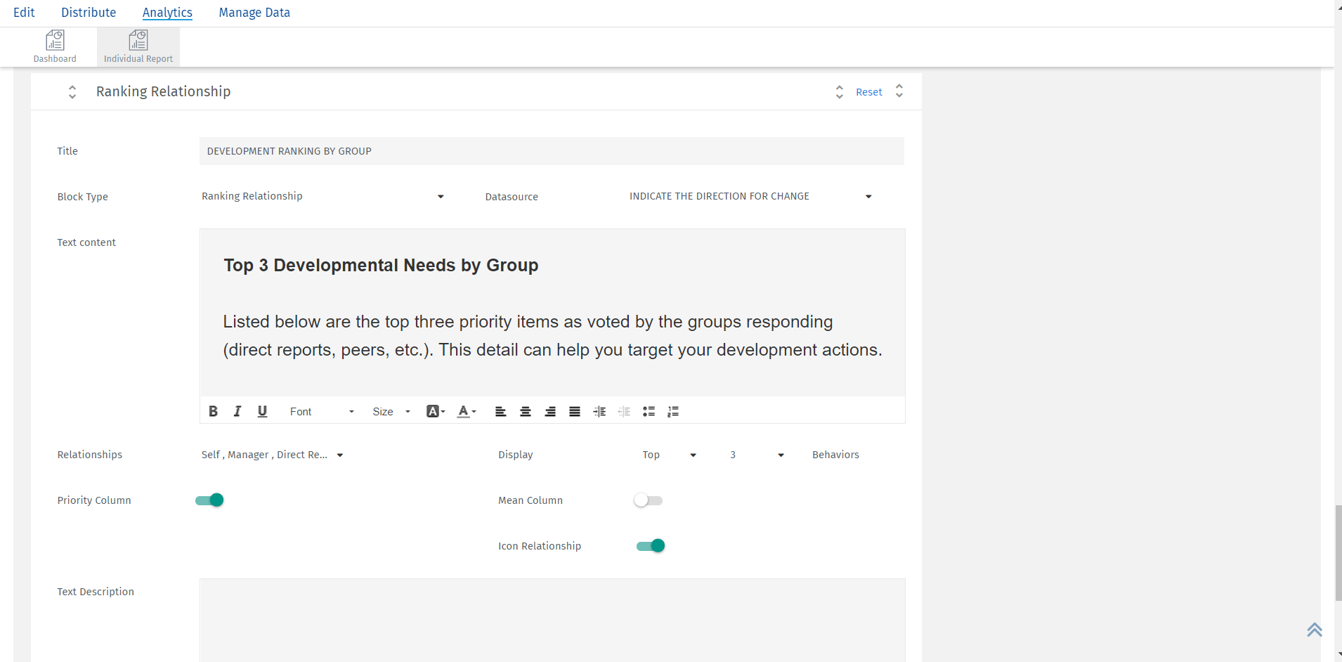 Workforce 360 Survey- Reports | QuestionPro Help Document