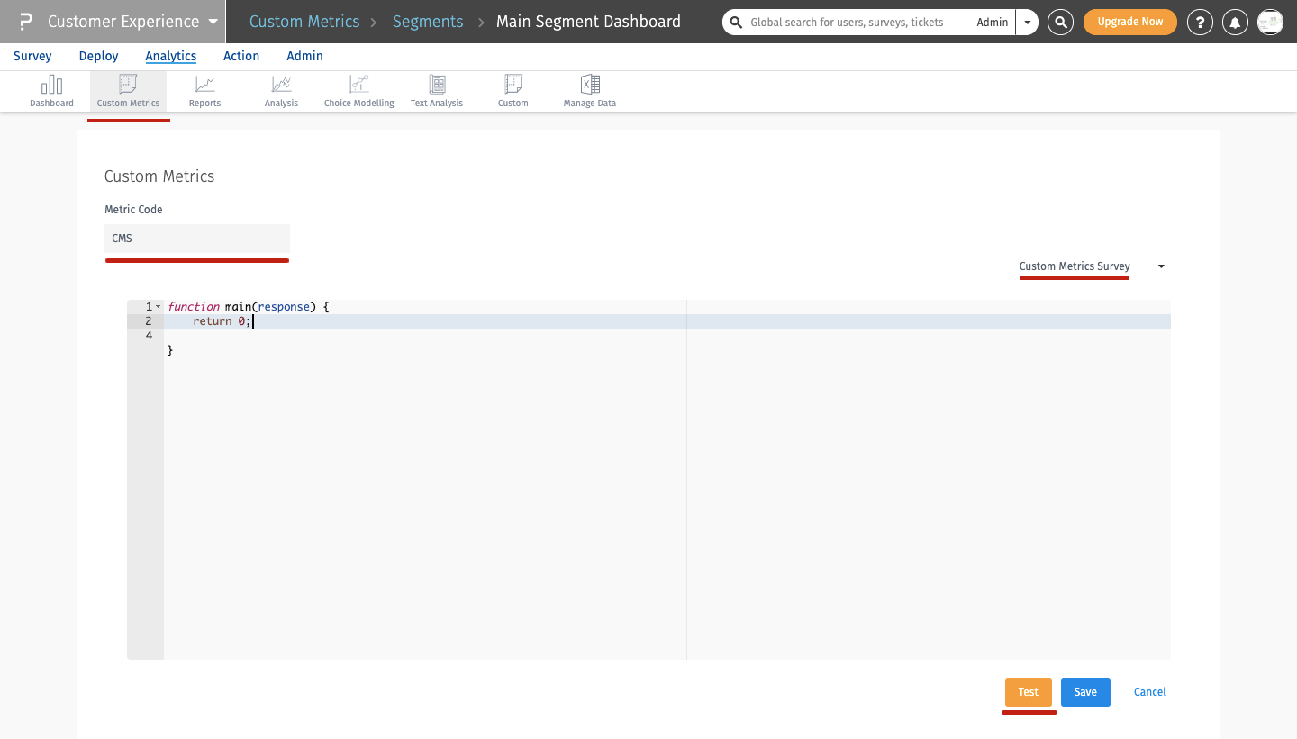 Custom Metrics In Cx Questionpro Help Document