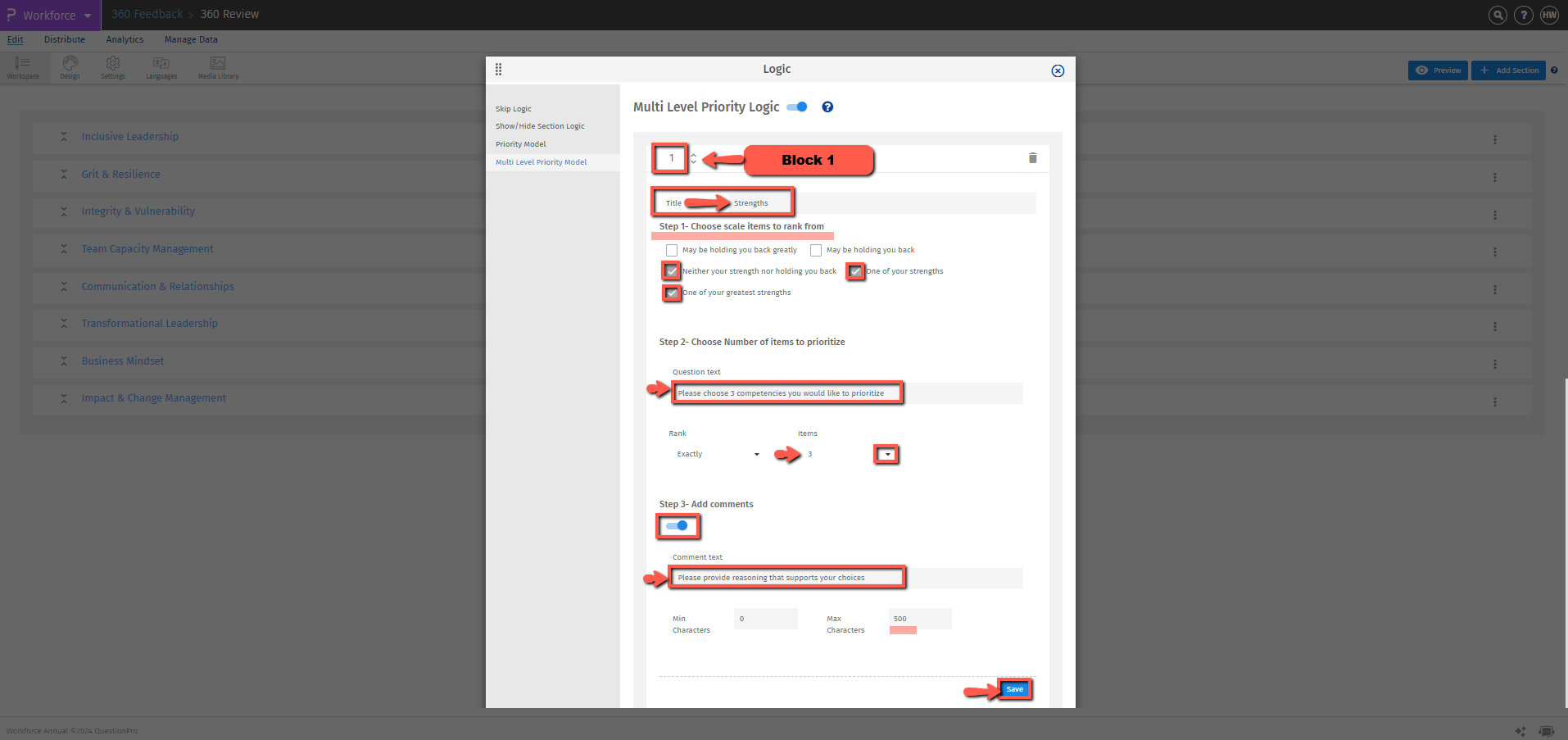 Multi Level Priority Logic Questionpro Help Document