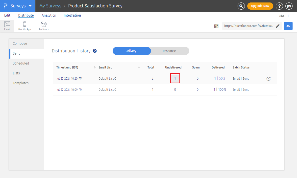 Email Delivery - Troubleshooting | QuestionPro Help Document