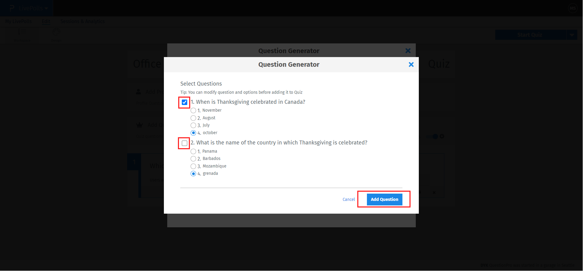 Cómo usar el generador de preguntas de IA para encuestas o ...
