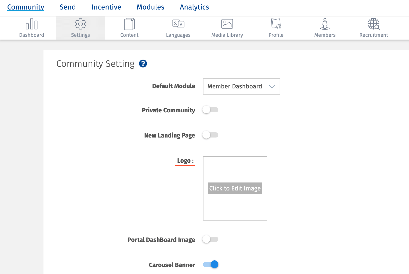 Community Settings | QuestionPro Help Document