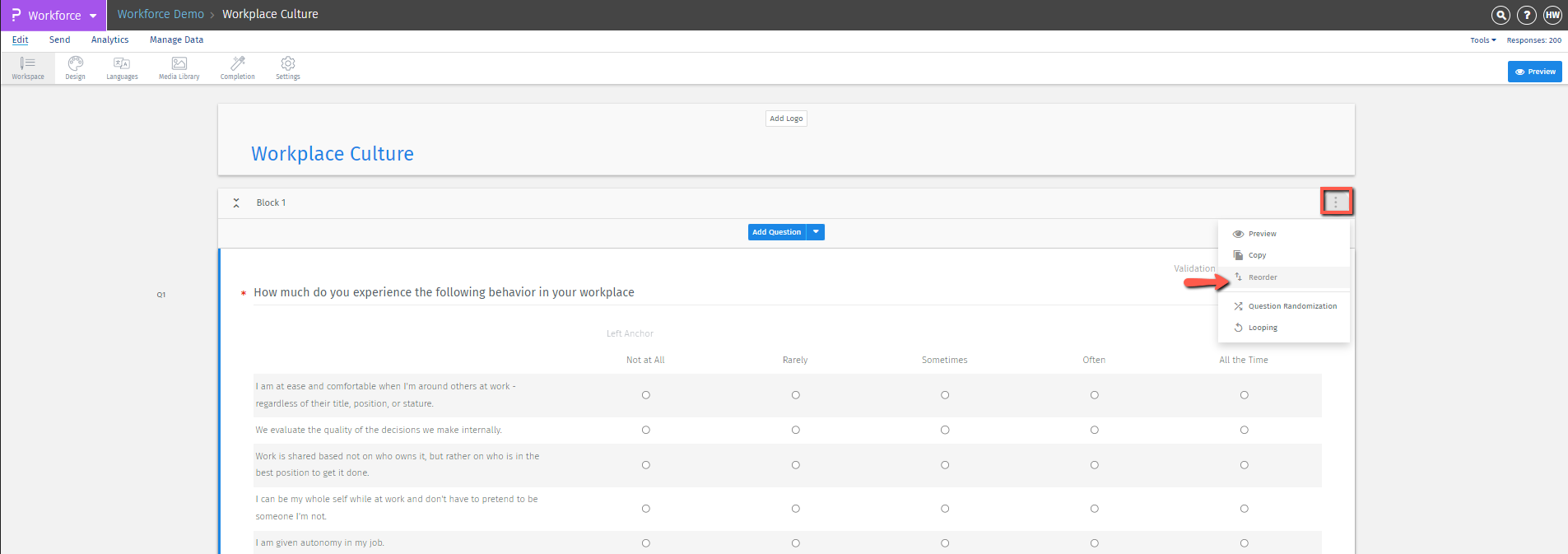 Survey Blocks Questionpro Help Document