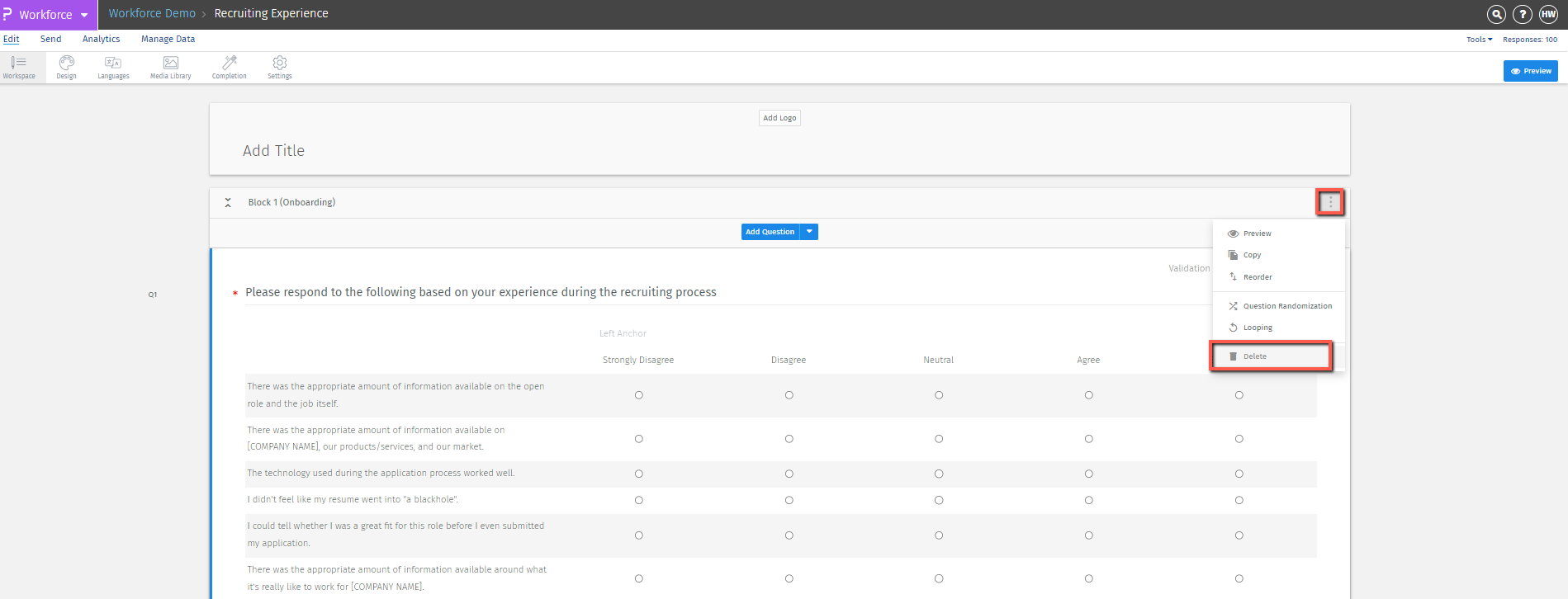 Survey Blocks Questionpro Help Document