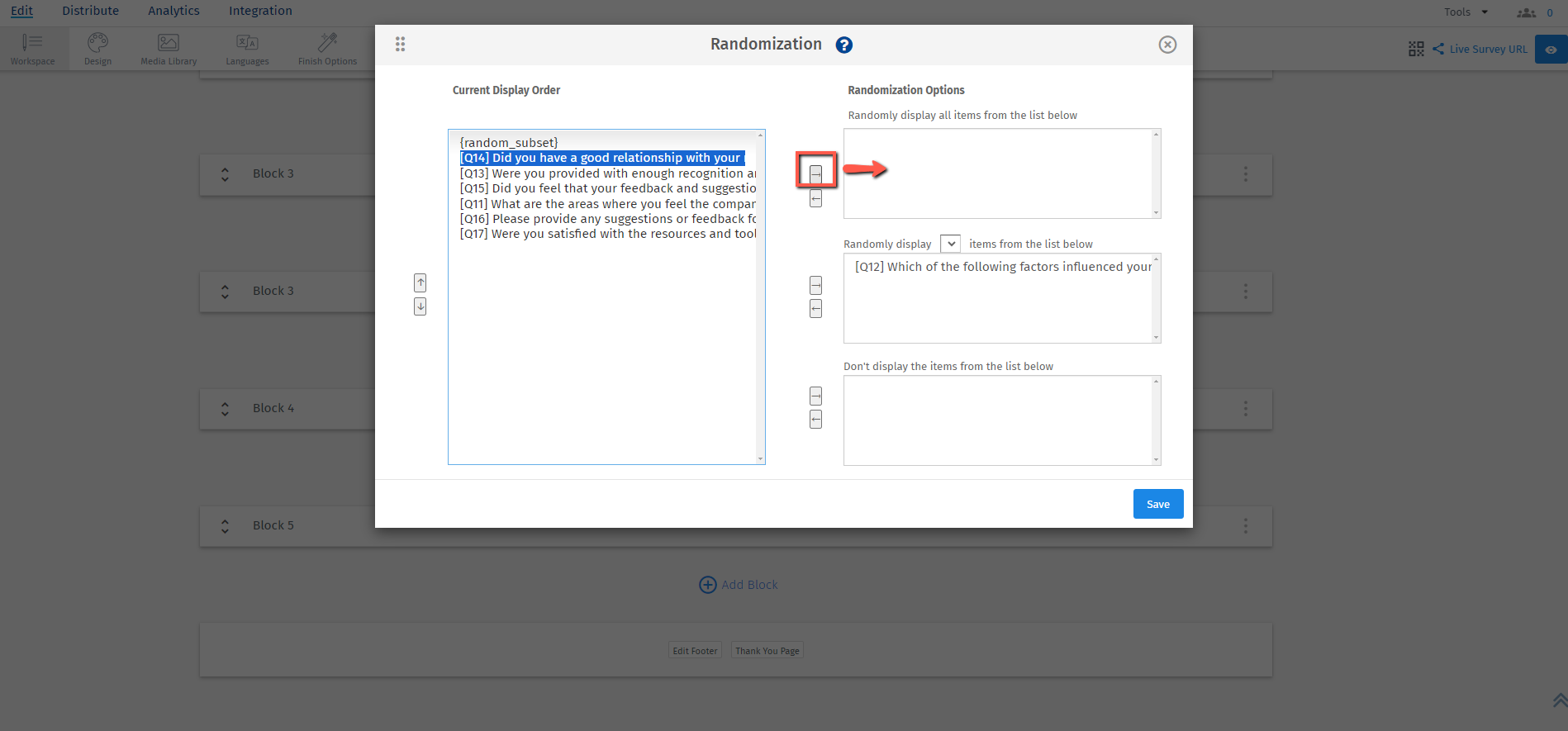 Question Randomization Questionpro Help Document
