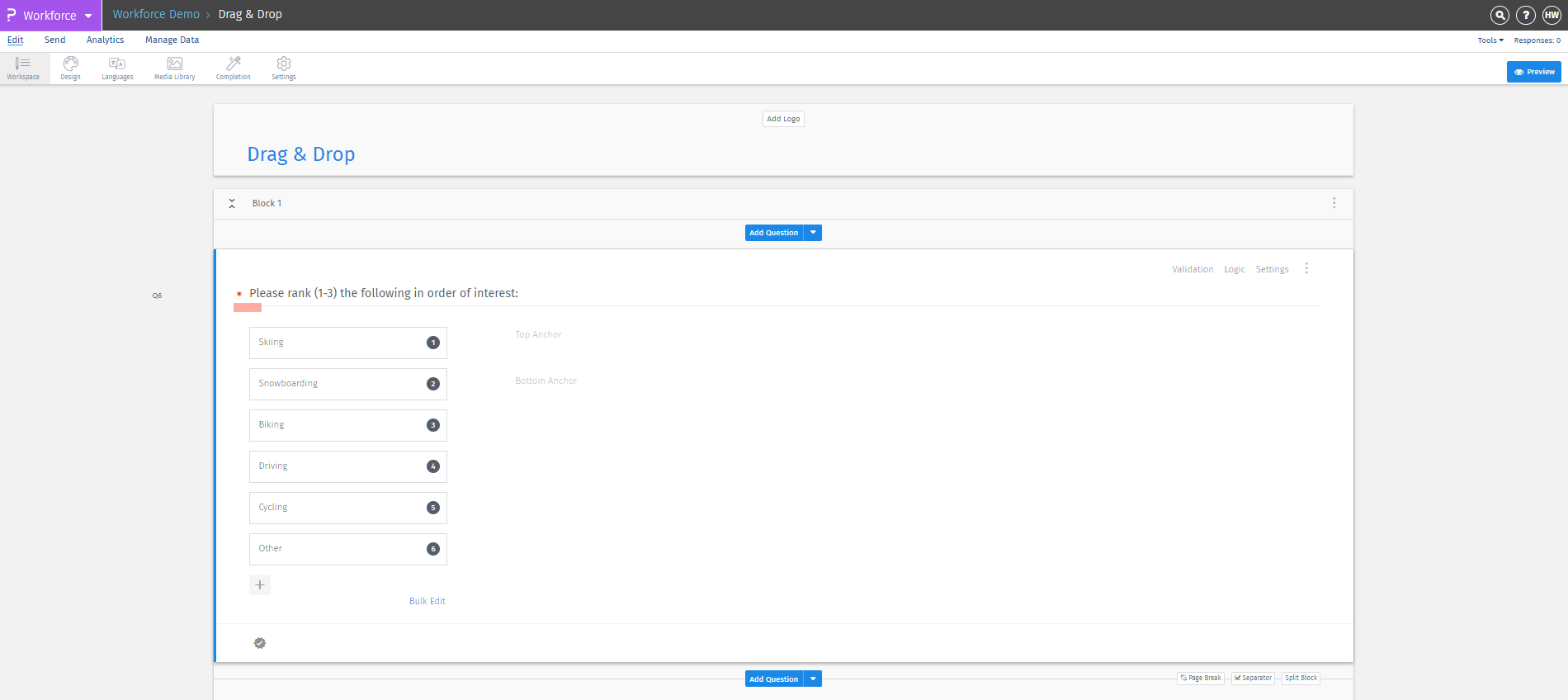 Ordering -Drag and drop | QuestionPro Help Document Ordering -Drag and drop | QuestionPro Help Document