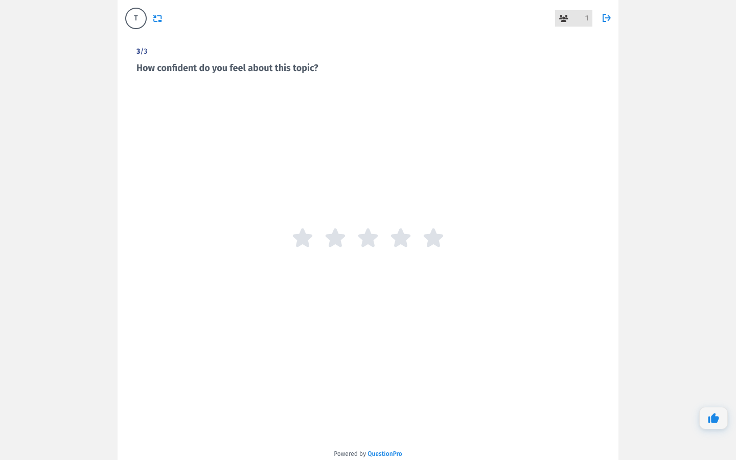 Rating Question Type | QuestionPro Help Document