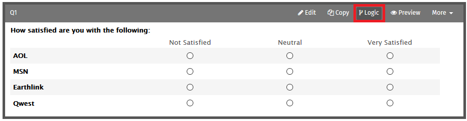 Matrix Extraction | QuestionPro Help Document