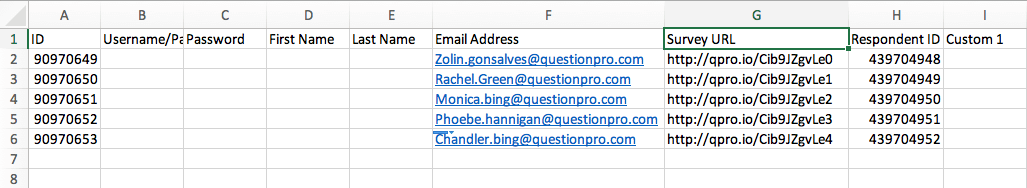 Export Batch For External Distribution Questionpro Help Document