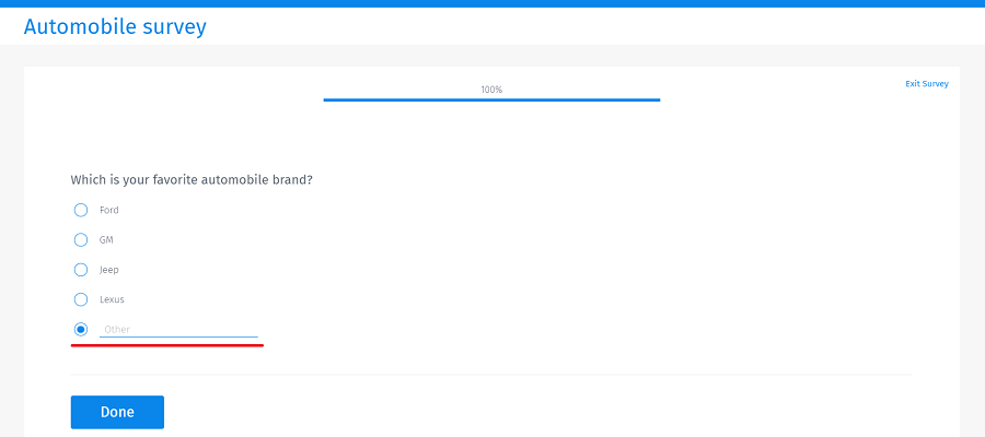 Adding the 'Other' option | QuestionPro Help Document Adding the 'Other' option | QuestionPro Help Document