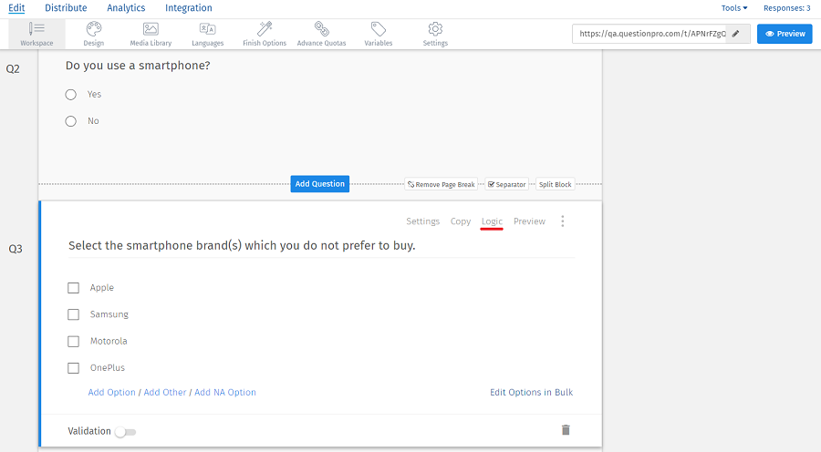 Reverse extraction | QuestionPro Help Document
