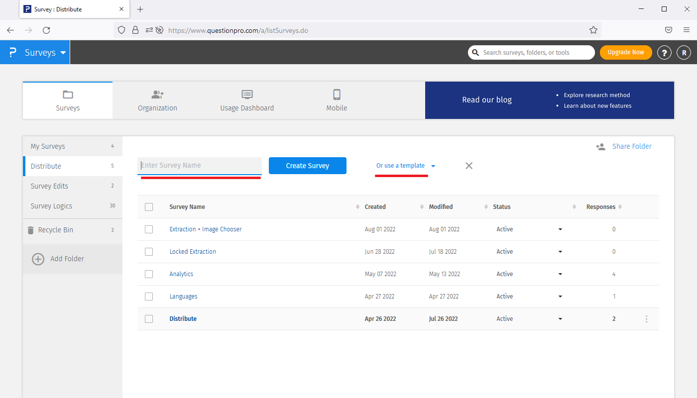 How To Create A Survey QuestionPro Help Document