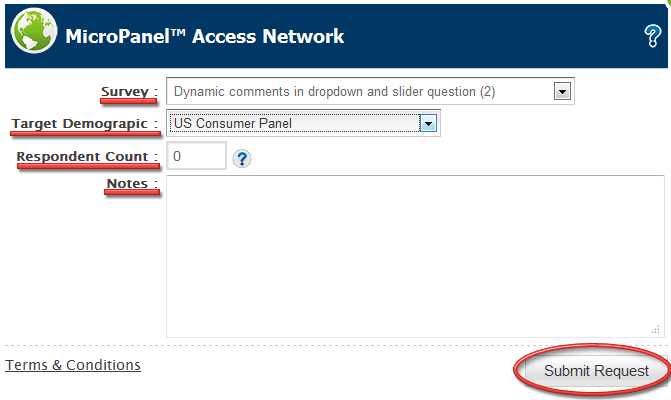 Compra de la Muestra desde MuestraQ | QuestionPro Centro de Ayuda