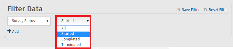Was ist ein Dashboard-Filter | QuestionPro Wissensbasis
