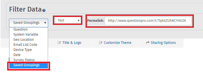 Was ist ein Dashboard-Filter | QuestionPro Wissensbasis