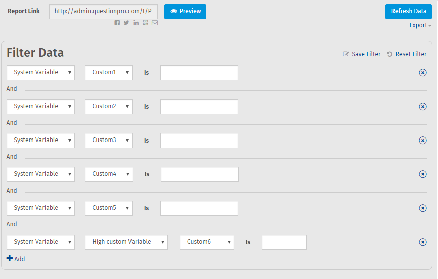 Was ist ein Dashboard-Filter | QuestionPro Wissensbasis