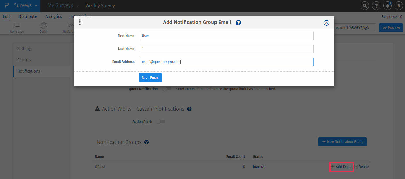 Notification Group/ Distribution list for Report/Data Scheduler ...