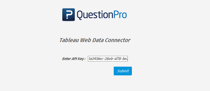 Tableau-Integration | QuestionPro Wissensbasis