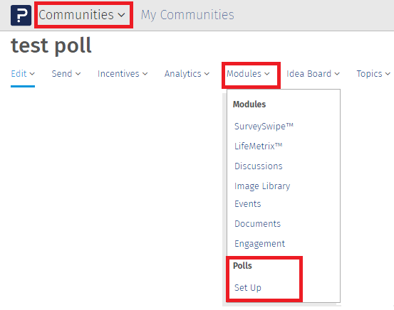 Poll Comunidade | QuestionPro Base de conhecimento