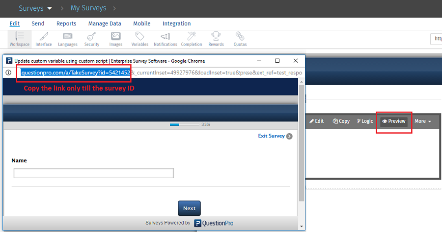 PANEL PERSONALIZADO - ENLACES DE REDIRECCIÓN | QuestionPro Centro de Ayuda