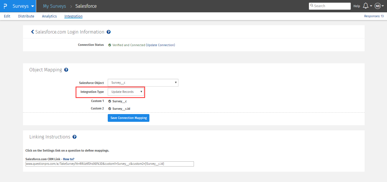 Salesforce Fetch Data Questionpro Help Document