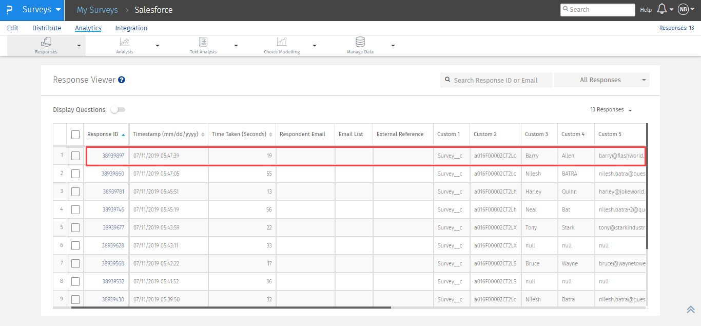 Salesforce Fetch Data Questionpro Help Document