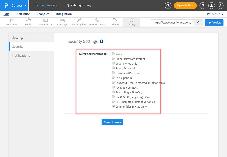 Communities - Survey Authentication: Communities Invites Only ... Communities - Survey Authentication: Communities Invites Only ...