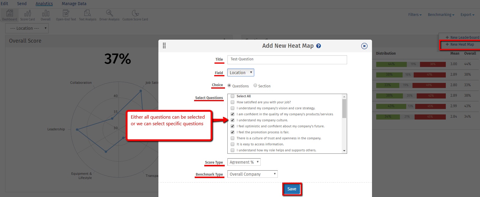 Workforce Heatmap Analysis | QuestionPro Help Document