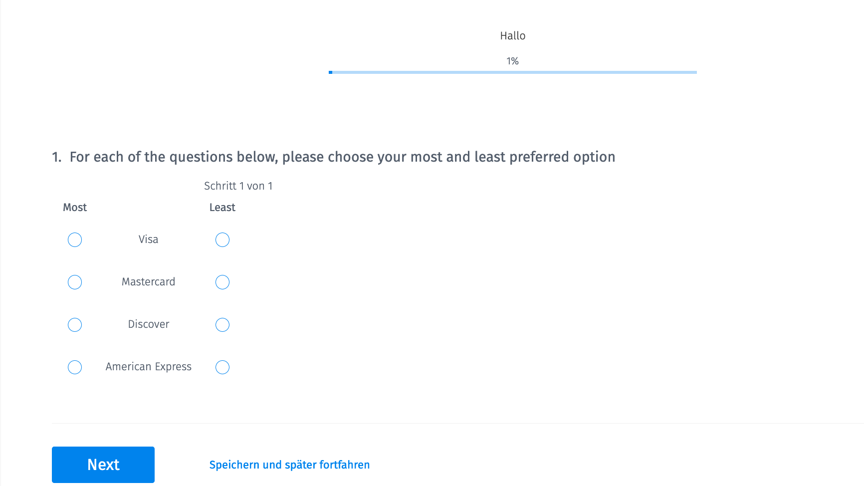 Maximum Difference Scaling, Max-Diff-Skalierung, Max-Diff-Analyse mit ...