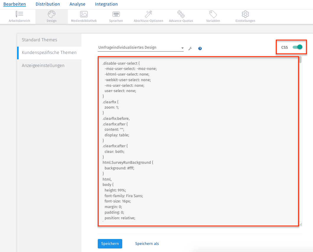 Design der Online Umfrage anpassen | QuestionPro Wissensbasis