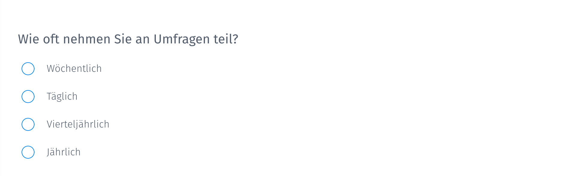 Online Umfrage erstellen: Standard-Fragetypen | QuestionPro Wissensbasis