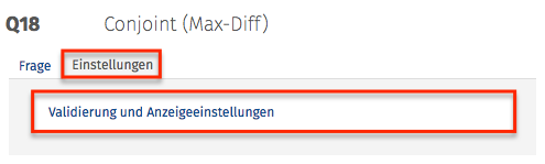 Max-Diff Einstellungen | QuestionPro Wissensbasis