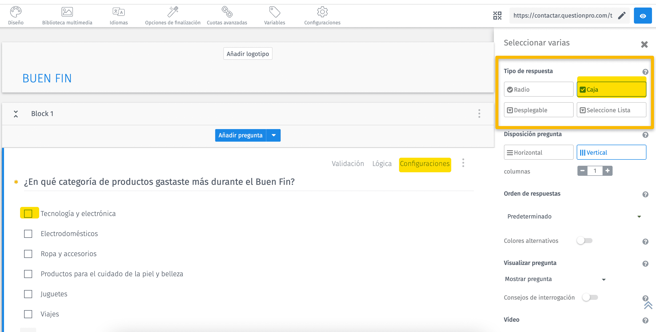 Tipos de Preguntas de Opción Múltiple (cerradas) | QuestionPro Centro ...