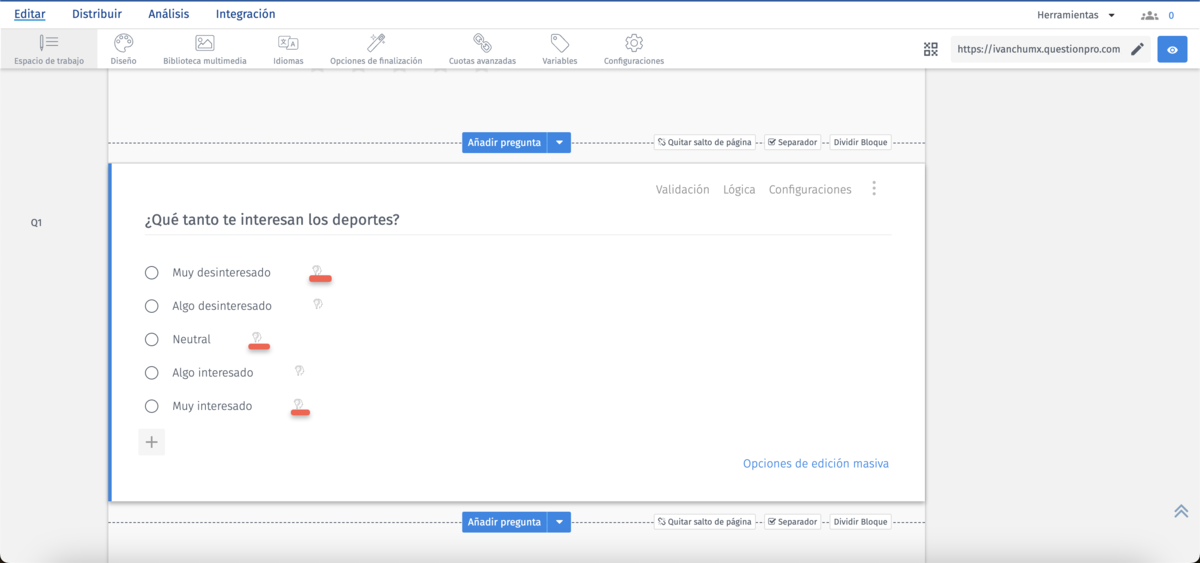 Deep Dive | QuestionPro Centro de Ayuda