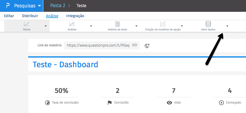 Exportar dados para Excel | QuestionPro Base de conhecimento