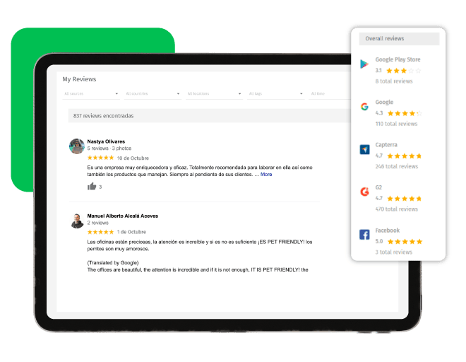 CX Reputation: Software de gestión de la reputación online | QuestionPro
